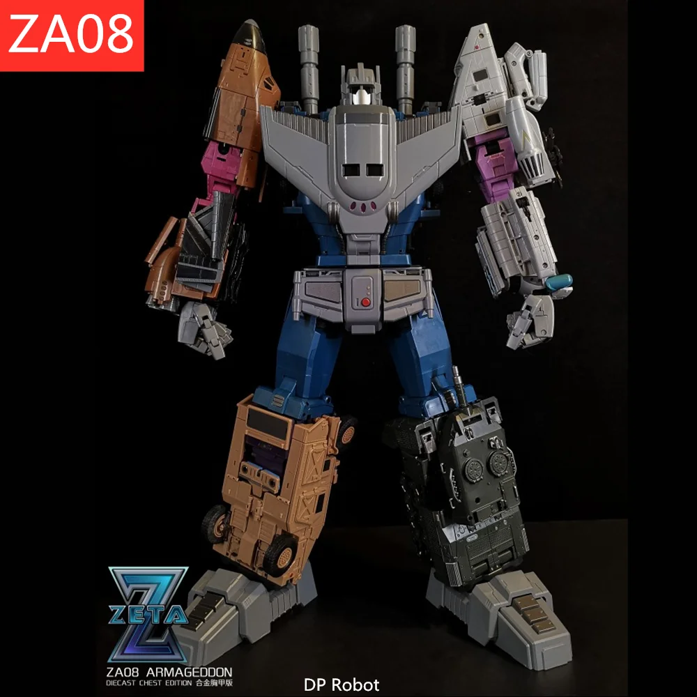 New In STock Transformation ZETA TOYS ZA08 ZA-08 Armageddon Original Color Bruticus 5IN1 Alloy ...
