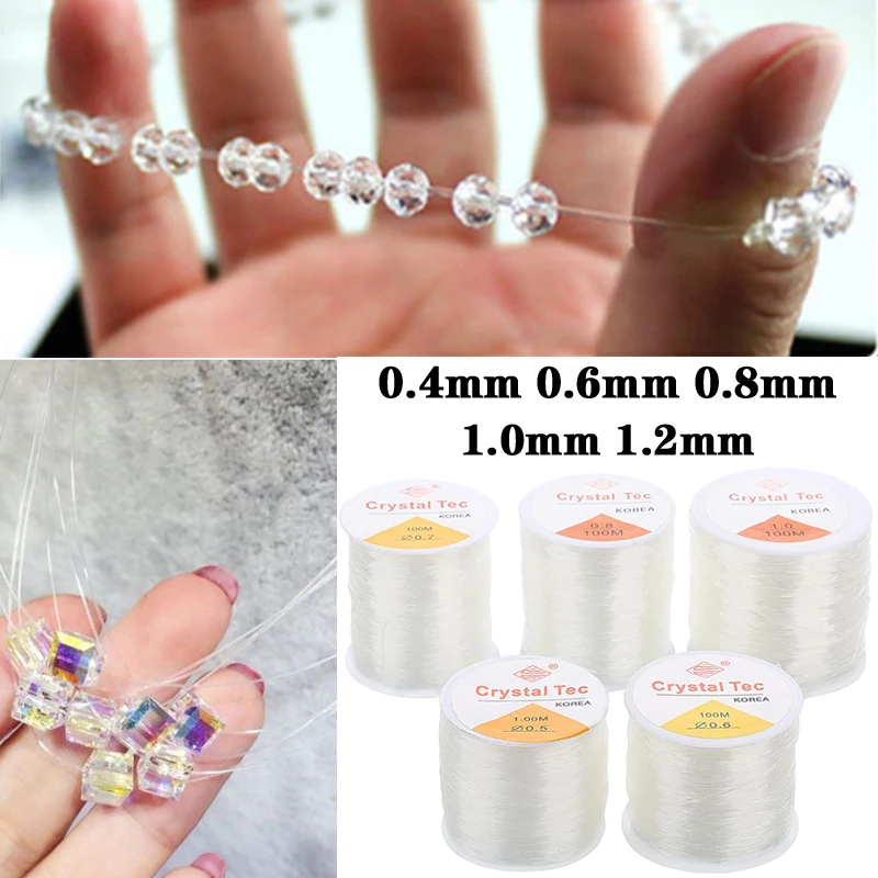 100m-Strong-Clear-Crystal-Elastic-Stretchy-String-Thread-Wire-Line ...