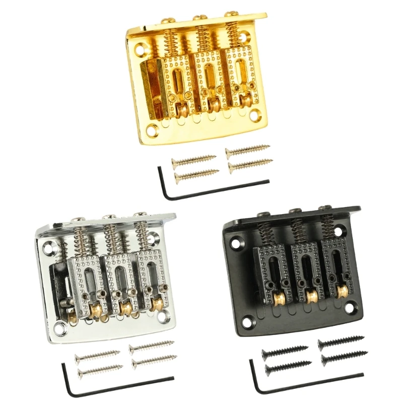 3-String-Guitar-Bridge-Guitar-Bridge-Replacement-Parts-with-Four ...