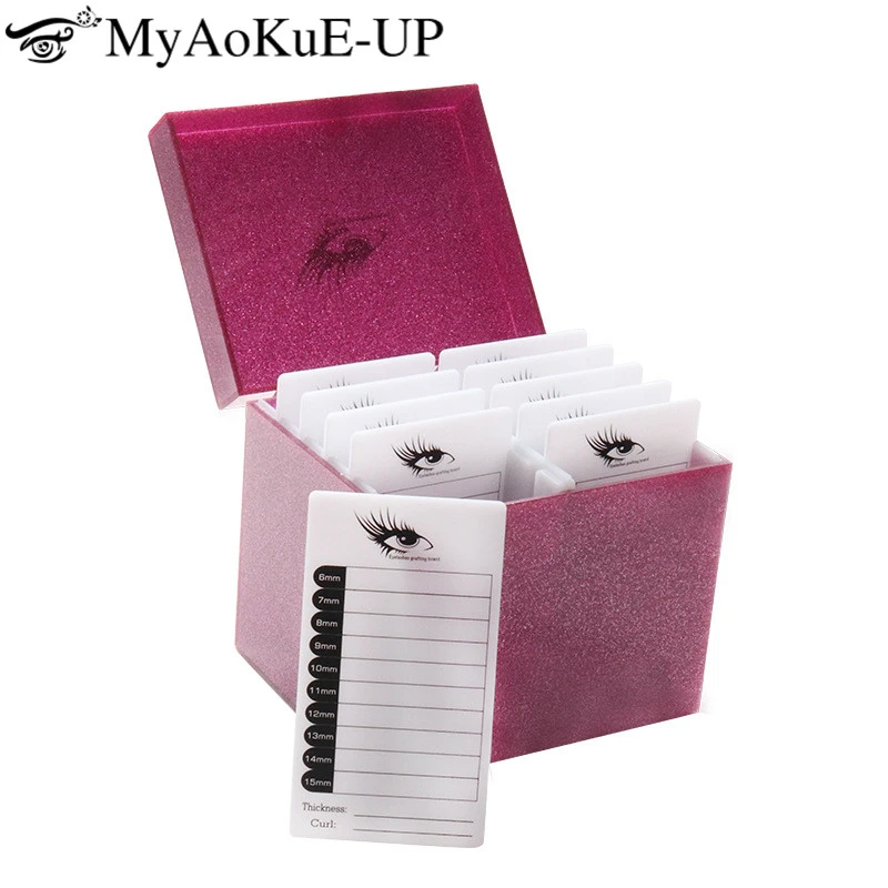 10/5 Layers False Eyelashes Storage Box Acrylic EyeLash Glue Pallet ...