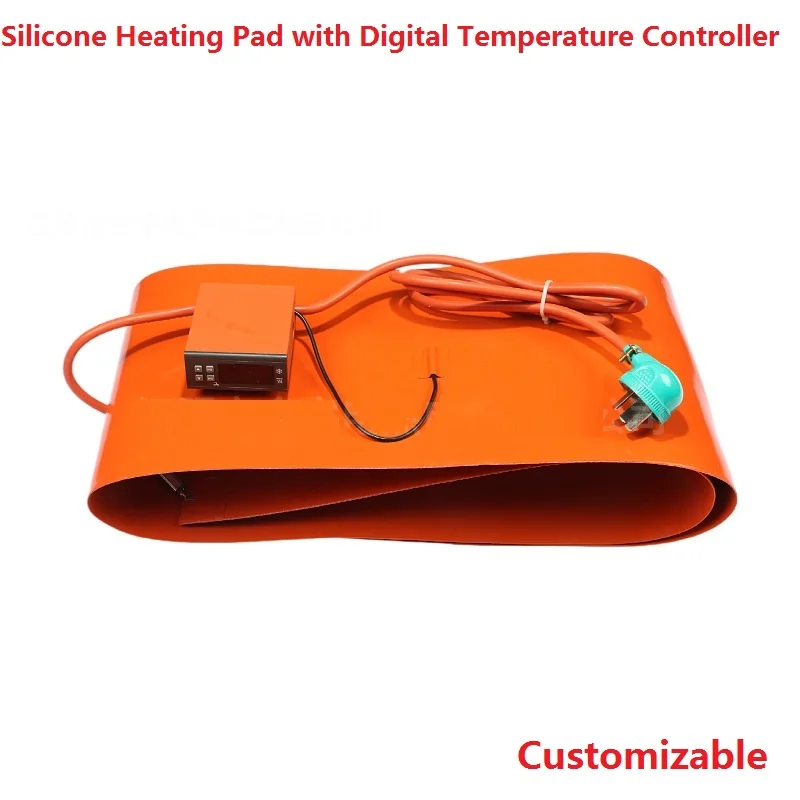 110V-220V-Silicone-Rubber-Electric-Heating-Pads-Digital-Temperature ...