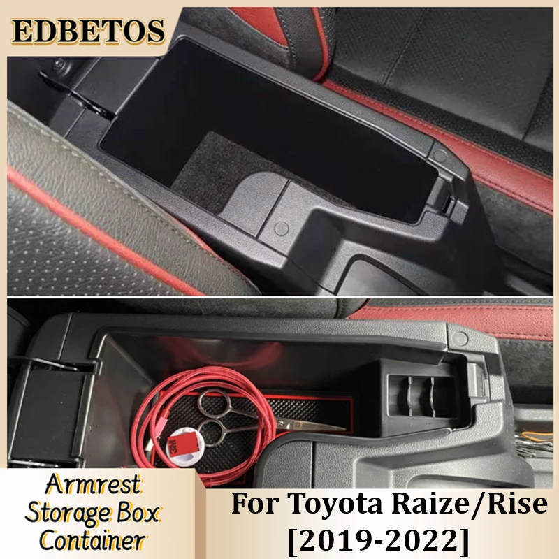 Central Armrest Storage Box Container Holder For Toyota Raize 2019 2022 ...