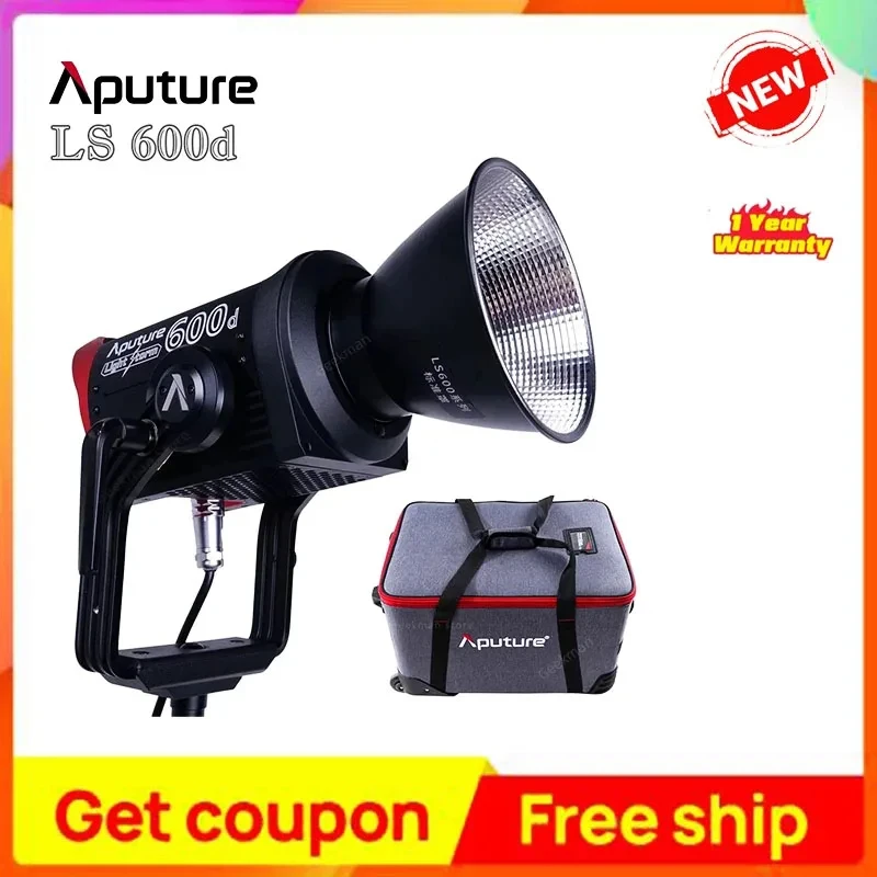 Aputure LS 600D 600W 5600K Professional Daylight Video Light Storm V-mount COB LED Studio Video ...