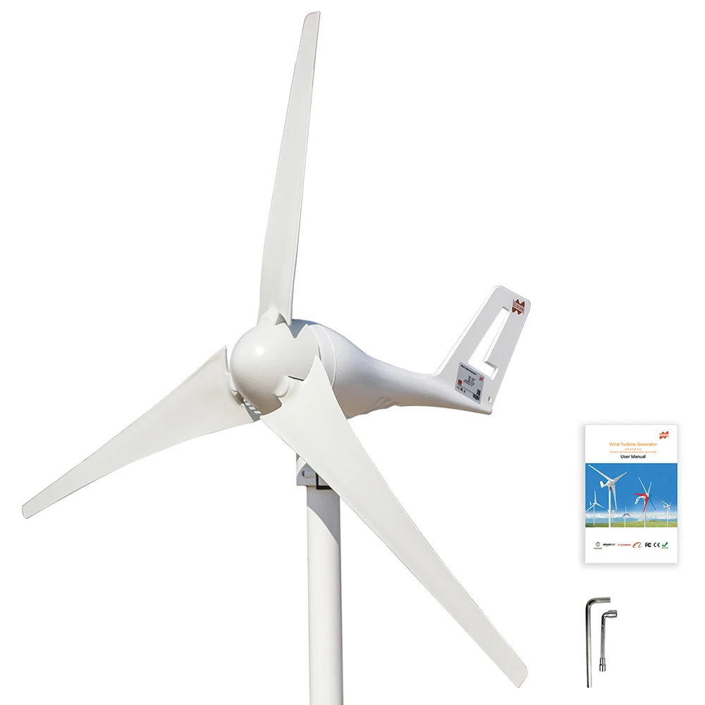 200W-400W-Wind-Turbine-Generator-Auto-DC-12V-24V-Start-Wind-Speed-2-5m ...