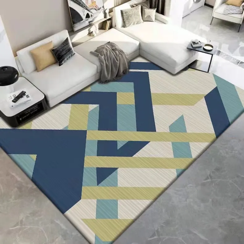 Geometric Printed Carpet Living Room Large Area Rugs Bedroom Carpet ...