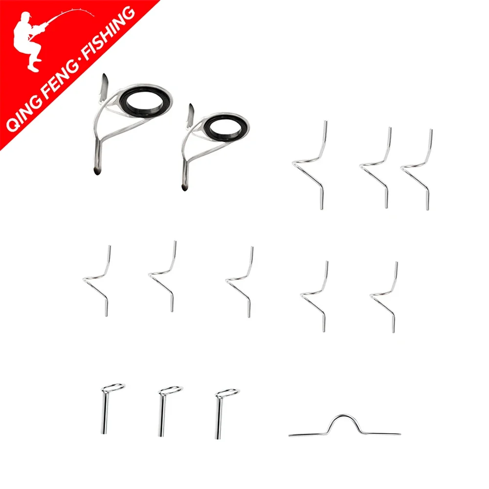 Multiple-sizes-Fly-Rod-Guides-Set-Ring-Circle-Pole-Repair-Kit-Set-Fly ...