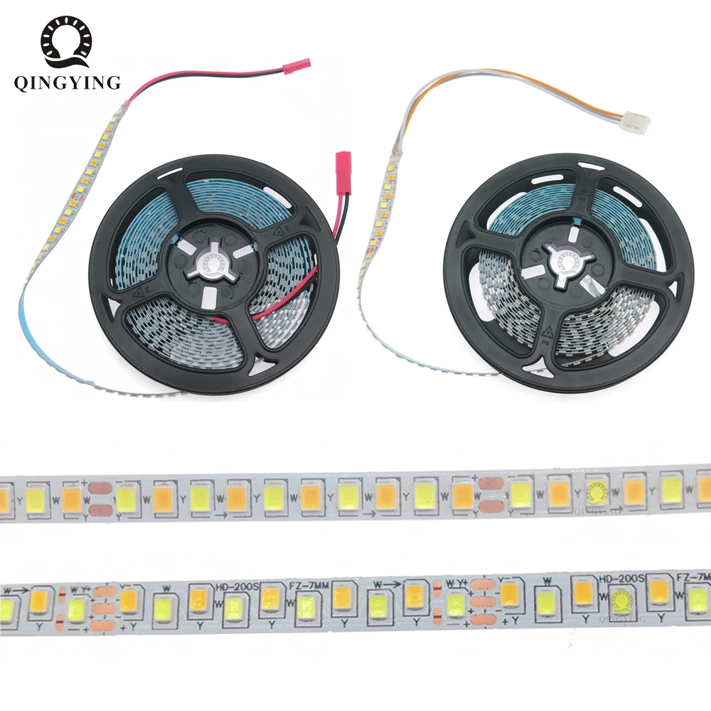 3-Meters-Bicolor-LED-Strip-2835-200LED-M-2Pin-3Pin-Constant-Current ...