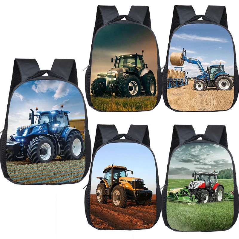 Bag Child Boy Tractor | School Backpacks Tractors | Backpacks Child ...