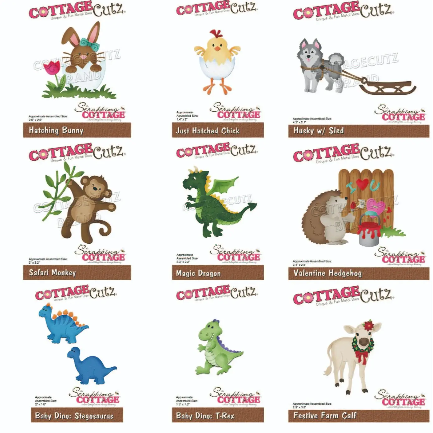 2023-new-metal-cutting-dies-Cute-animals-Scrapbook-paper-craft-knife ...