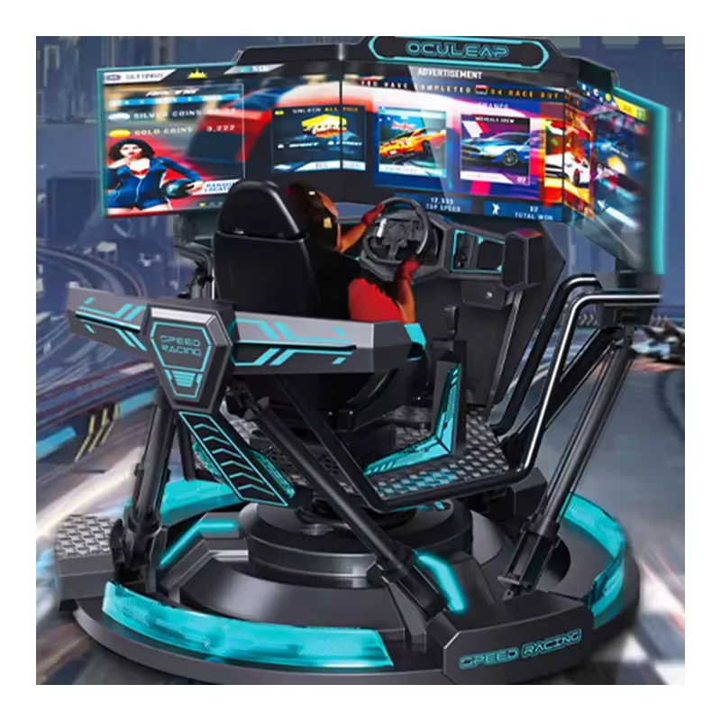 Oculeap Car Racing Game 3Dof Platform Motion Racing Car Simulator Ride ...