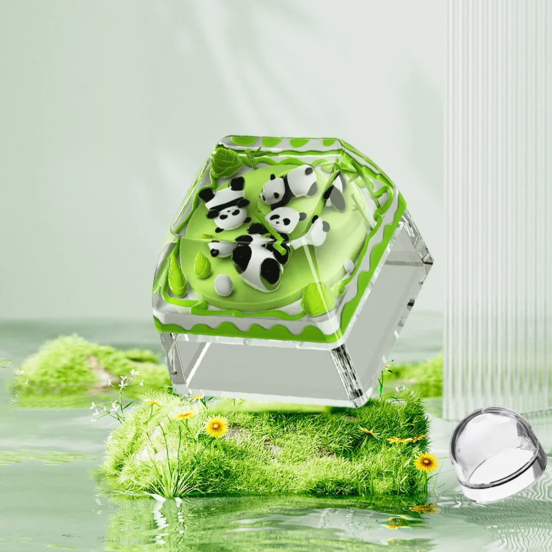 MiFuny-Cute-Anime-Keycaps-Resin-Panda-Astronaut-Keyboard-Cap-OEM ...