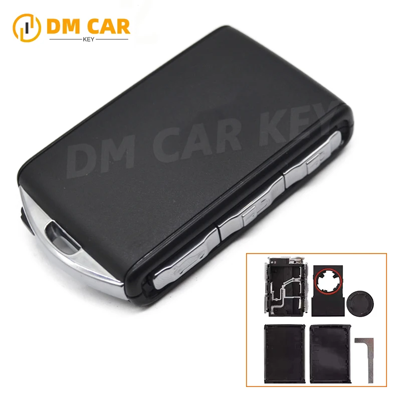 Remote Car key blank housing with emergency key for Volvo S90 XC40 XC60 ...