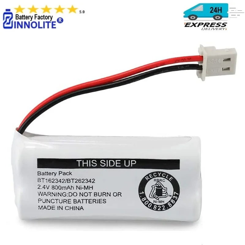 BT162342/BT262342 Cordless Phone Batteries Compatible with VTech CS6114 ...