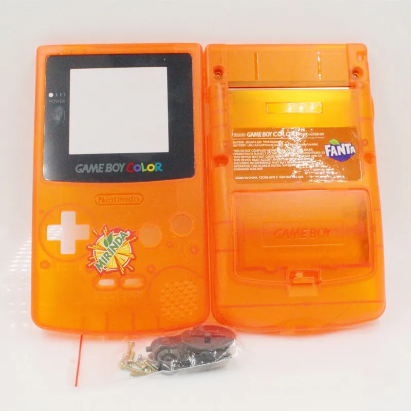 Limited-Orange-Mirinda-Housing-Shell-For-GBC-Case-Cover-For-GBC-Front ...