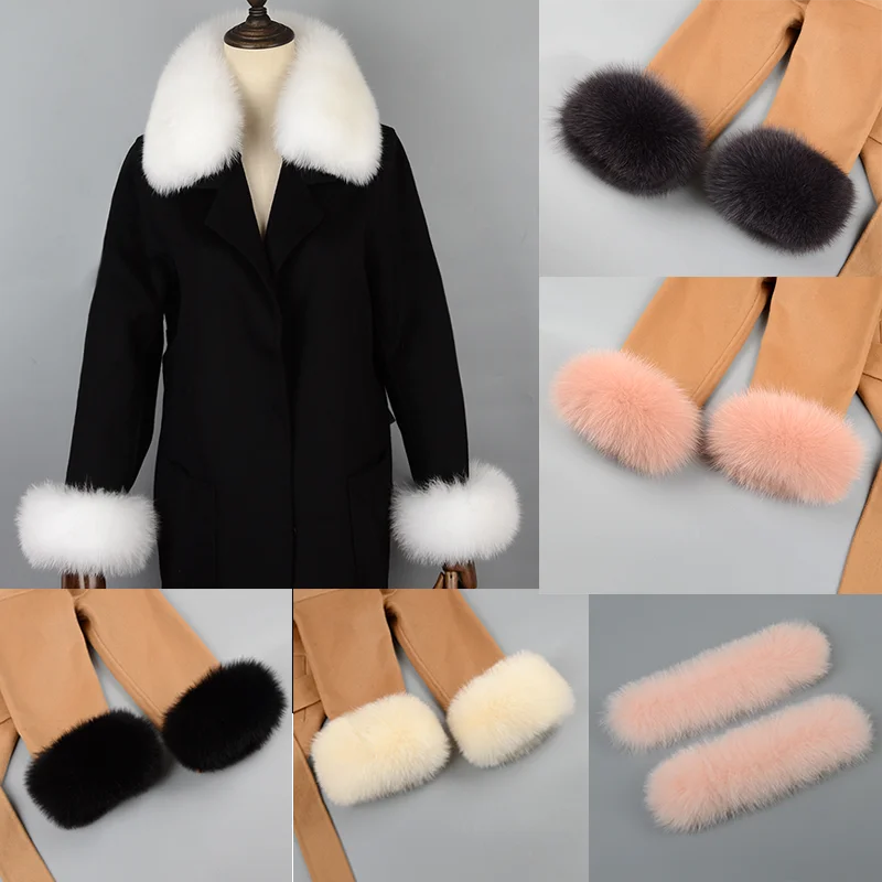 Real-Fox-Fur-Cuffs-High-Quality-Fox-Fur-Cuffs-Hot-Sale-Wrist-Warmer ...