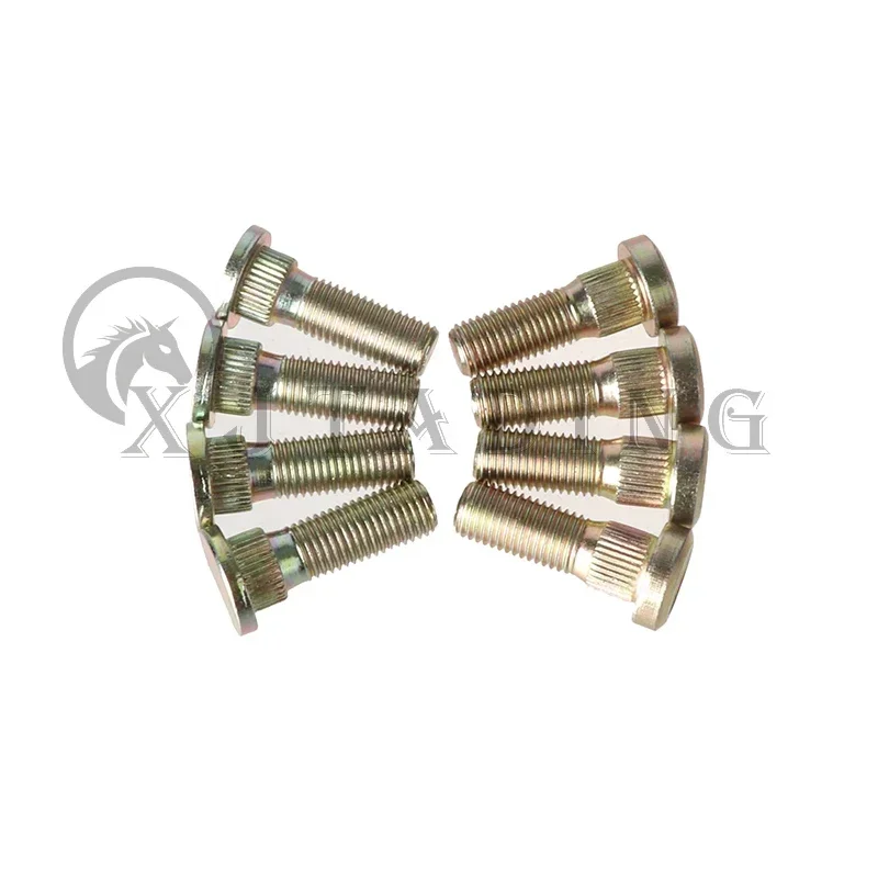 M10x1.25 Spline Screw Wheel Hub Stud & Lug Nut Fit for ATV Go Kart UTV ...