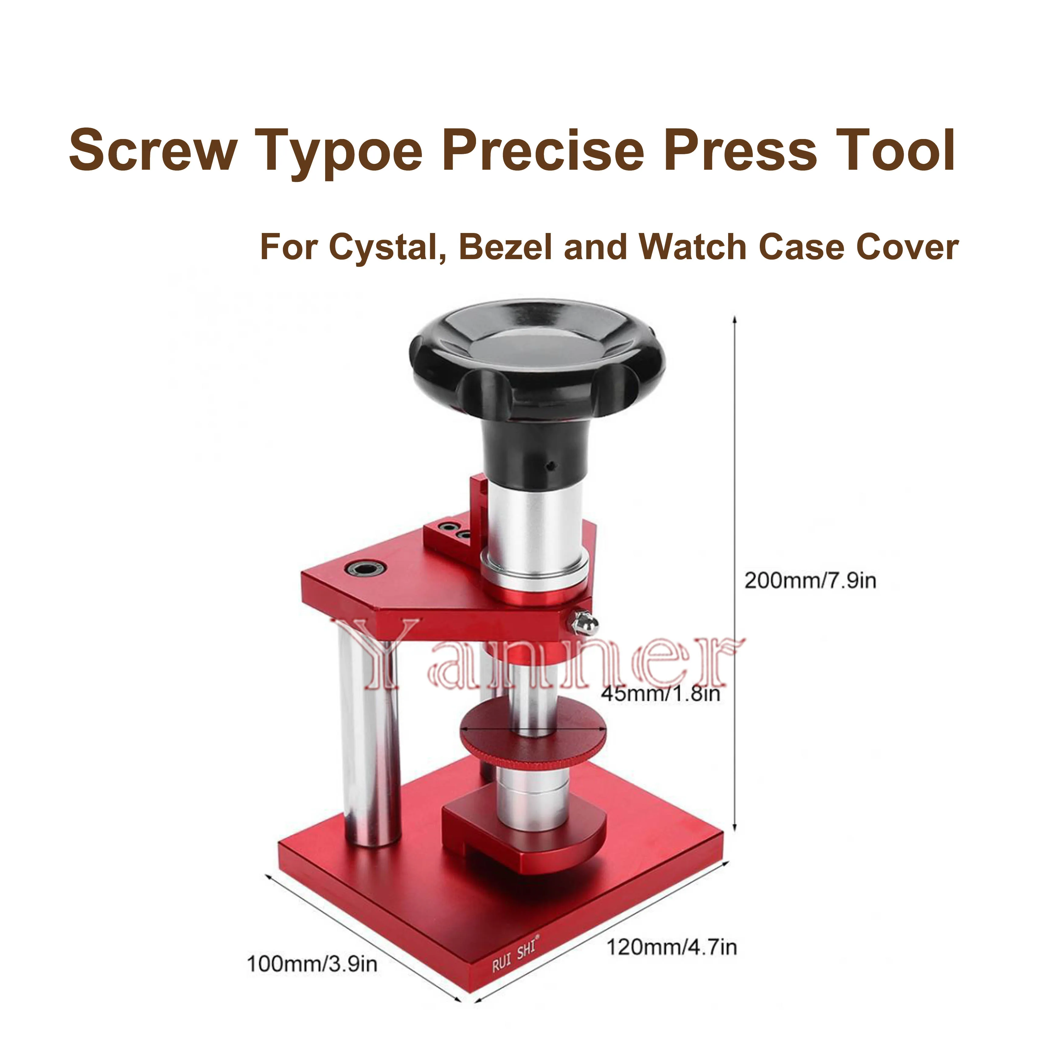 Screw-Type-Precise-Crystal-Bezel-Watch-Back-Case-Cover-Press-Tool-with ...