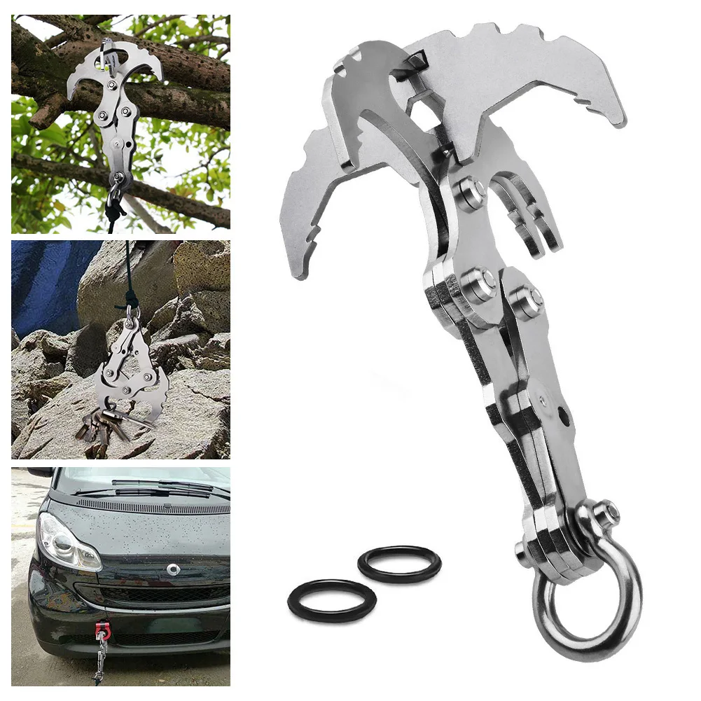 Folding-Gravity-Grab-Hook-Outdoor-Rock-Climbing-Rescue-Claw-Survival ...