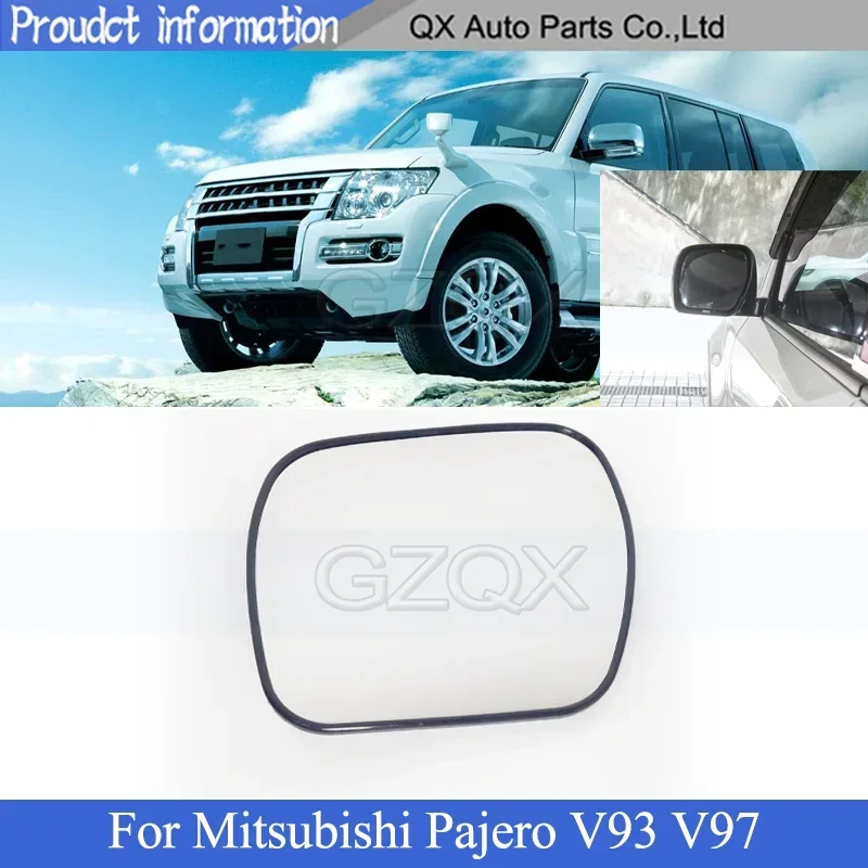 CAPQX-Heating-Side-Rear-View-Mirror-Glass-lens-For-Mitsubishi-Pajero ...