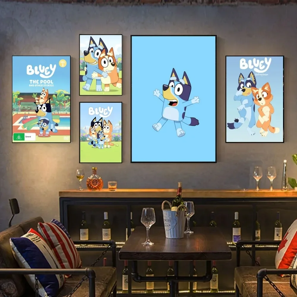 B-bluey-Season-Poster-Stickers-Art-Wall-Murals-Decor-Game-Room-Decor ...