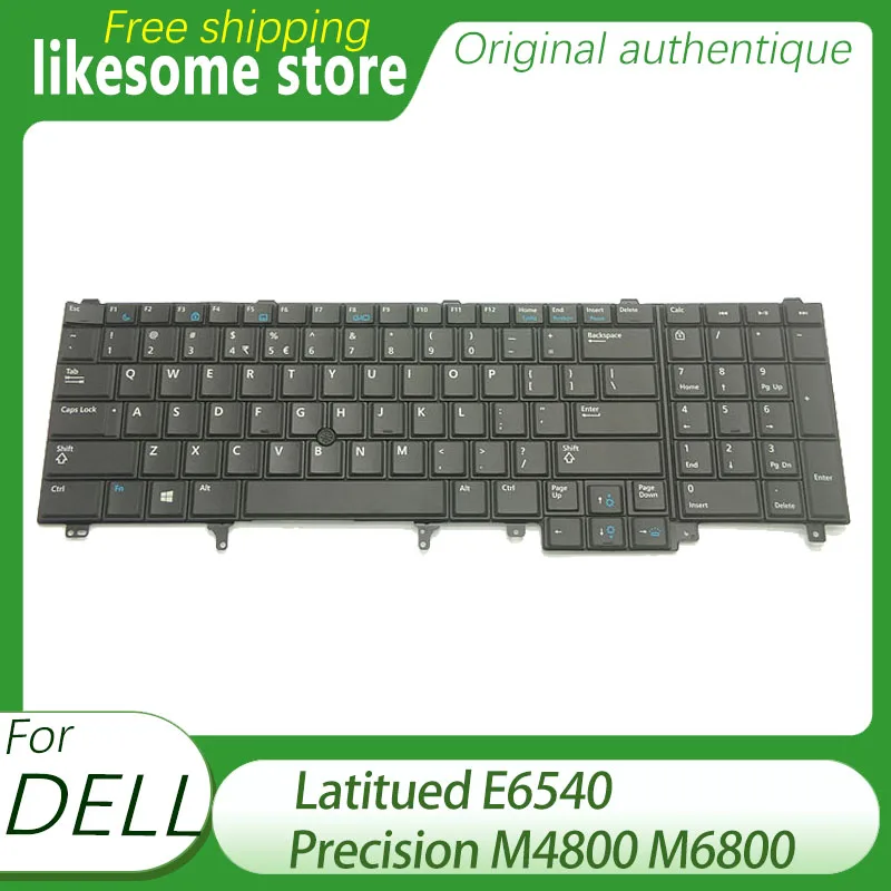 NEW-Orignal-US-Keyboard-For-DELL-Latitued-E6540-Precision-M4800-M6800 ...