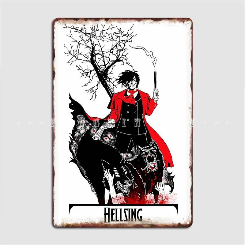 Hellsing-Alucard-Metal-Plaque-Poster-Club-Party-Decoration-Party-Plates ...