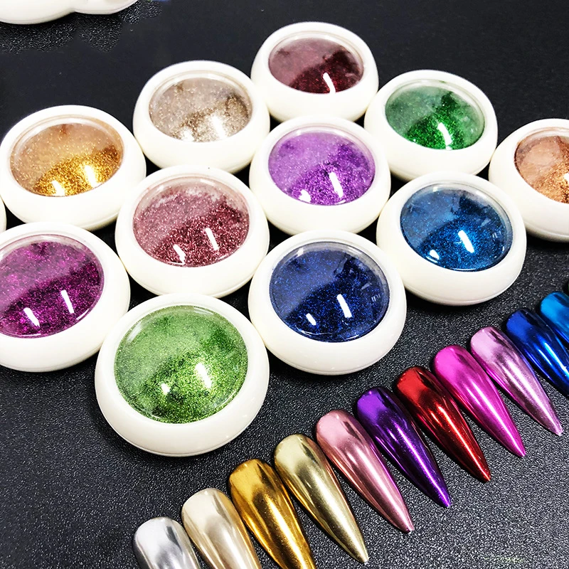 1Jar-Metallic-Mirror-Effect-Nail-Chrome-Powder-Holographic-Magic-Mirror ...