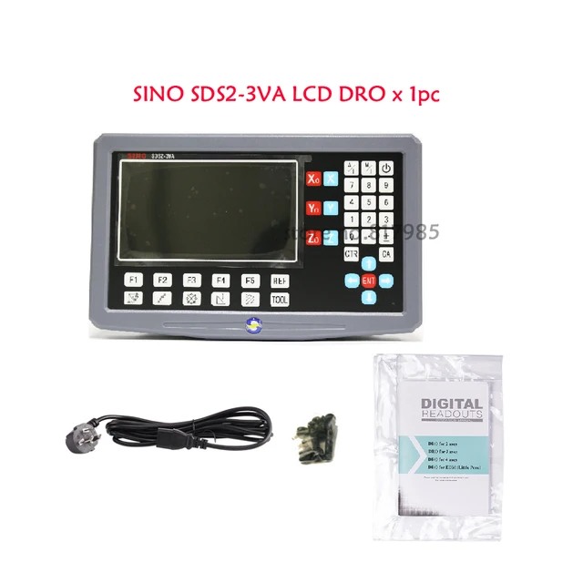 SINO SDS2-3VA-Kit de lectura Digital LCD de 3 ejes DRO, codificadores de escala lineal de vidrio ...