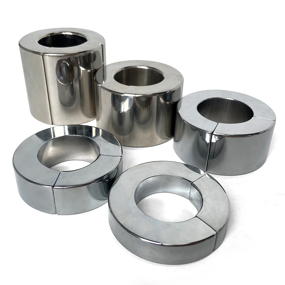 Heavy-Duty-Magn-tico-Metal-Penis-Cock-Ring-Bola-de-a-o-inoxid-vel-Maca ...