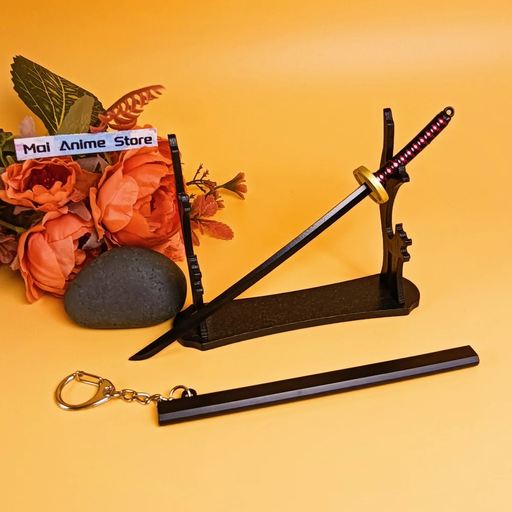 Katana Demon Slayer 6 Polegadas Metal Shinazugawa Giyuu Brinquedo Presente