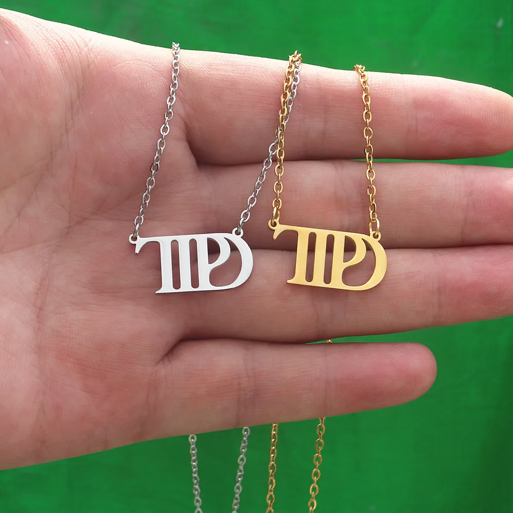 Fashion-TTPD-Swift-Letter-Necklace-For-Women-Jewellery-Stianless-Steel ...