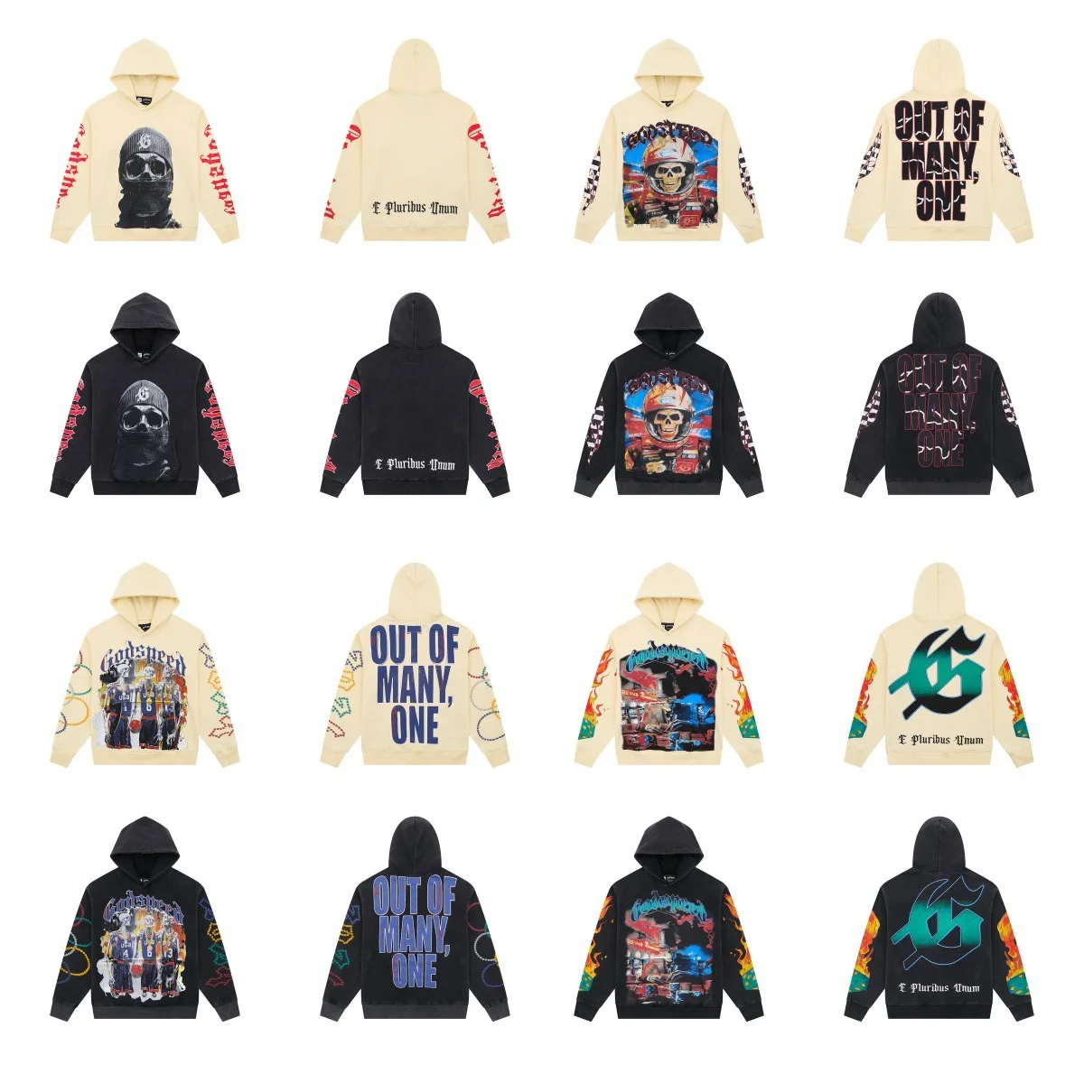 Fashion Godspeed European American Spring Winter Hoodies Sweater High ...