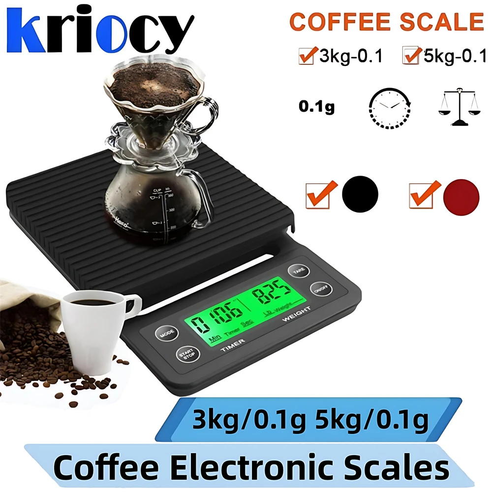 With-Timer-For-Food-Balance-Weighing-Mini-Household-Weighing-Scale-Electronic-Coffee-Scale ...