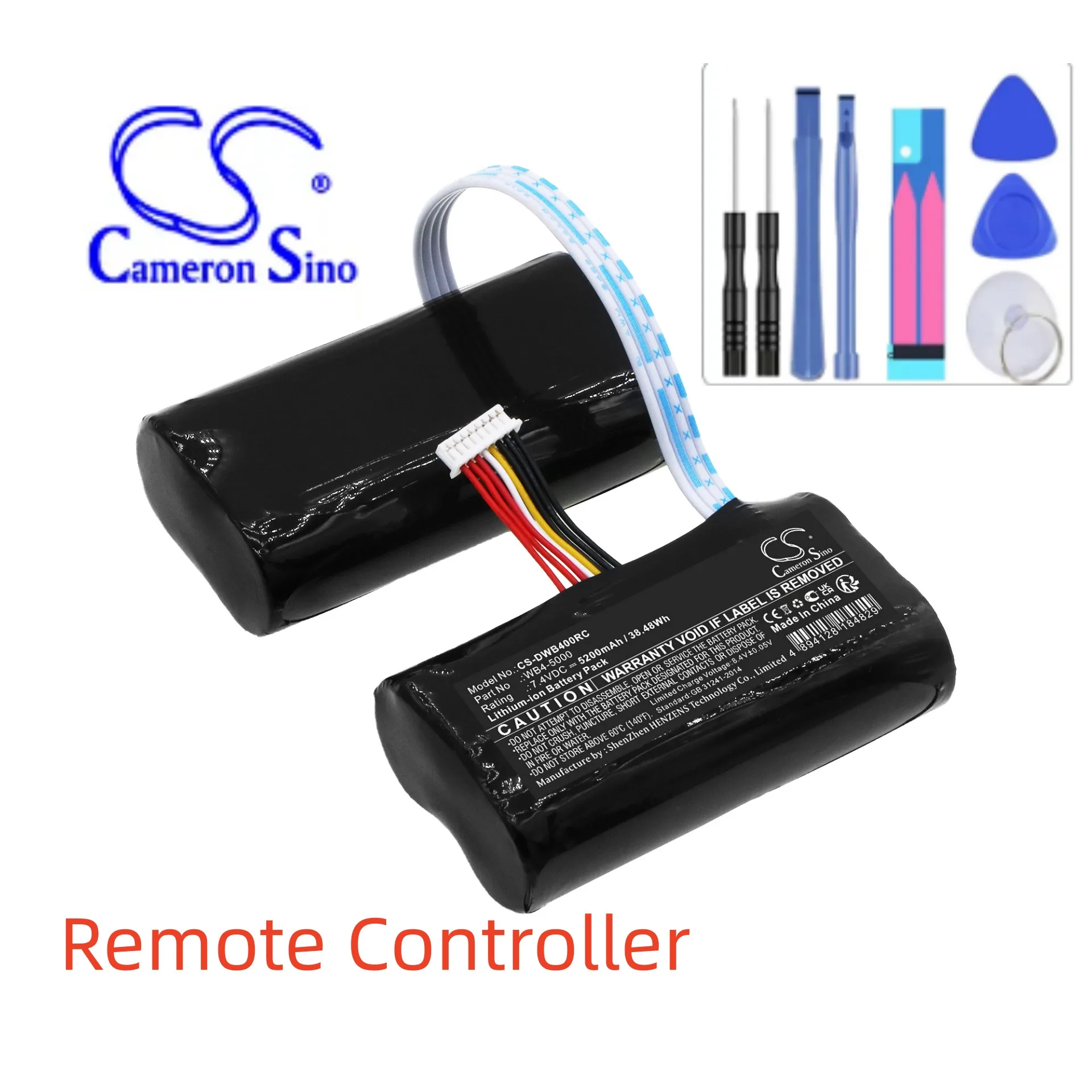 Remote-Controller-Battery-For-DJI-WB4-5000-Smart-RM500-Capacity-5200mAh ...