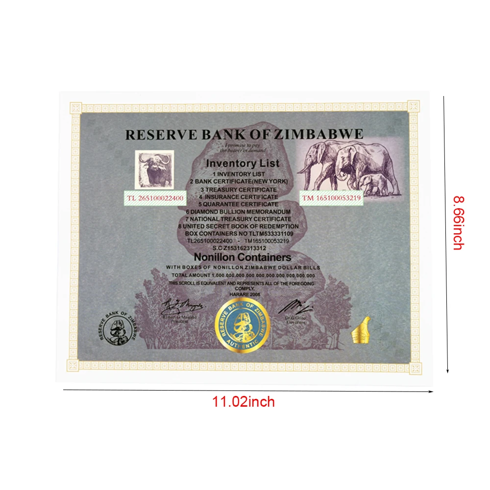 Zimbabwe Dollar 2022