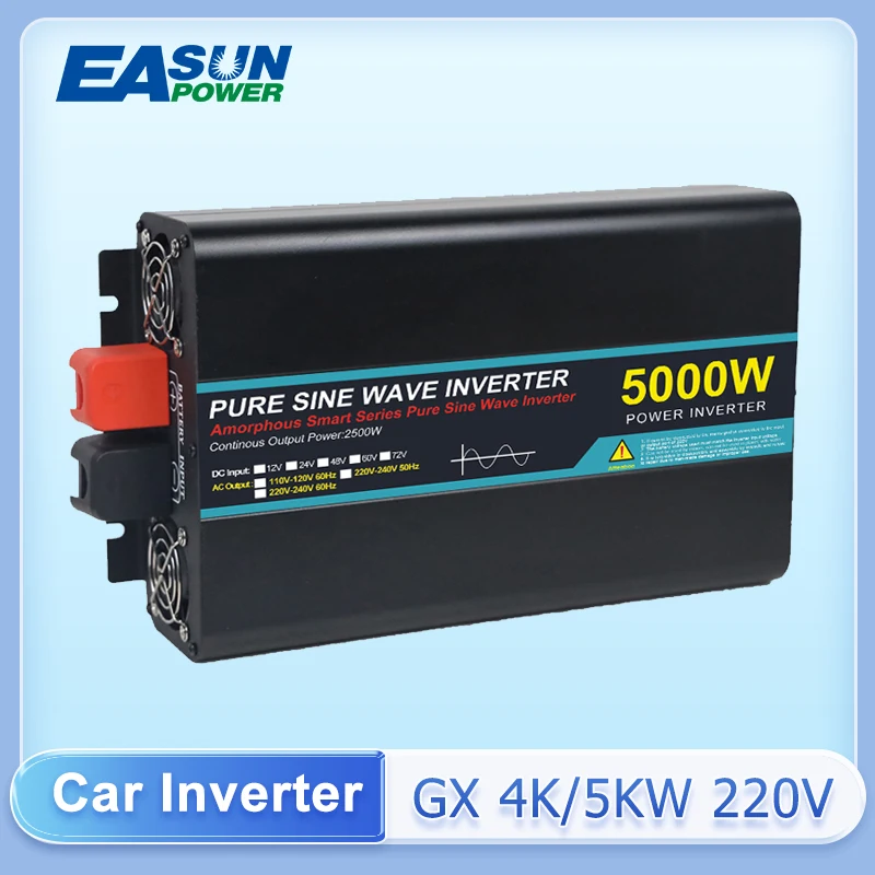 Easun-Power-Inverter-24V-5000W-Pure-Sine-Wave-Inverter-4000W-12V-Dc-To ...