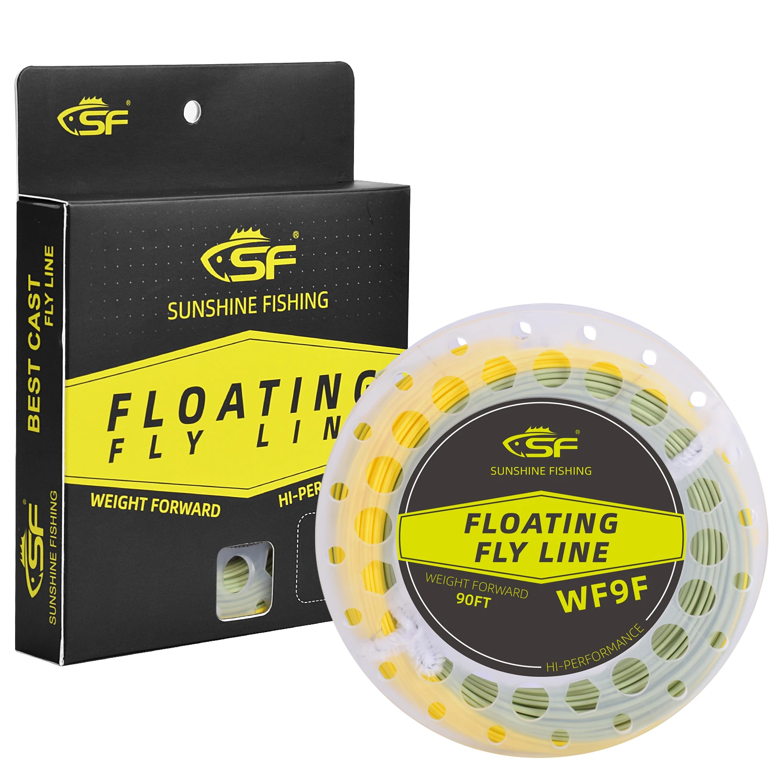 Sf Fly Line All-viz Bi-colour Weight Forward Floating Fly Line With ...