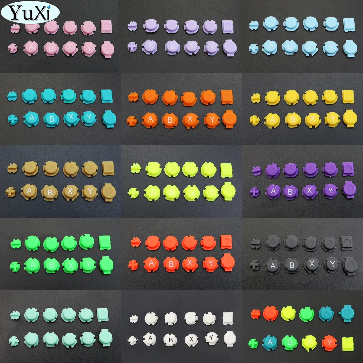 YuXi-Colorful-ABXY-Directions-Keys-Buttons-Joystick-for-Joycon-Switch ...