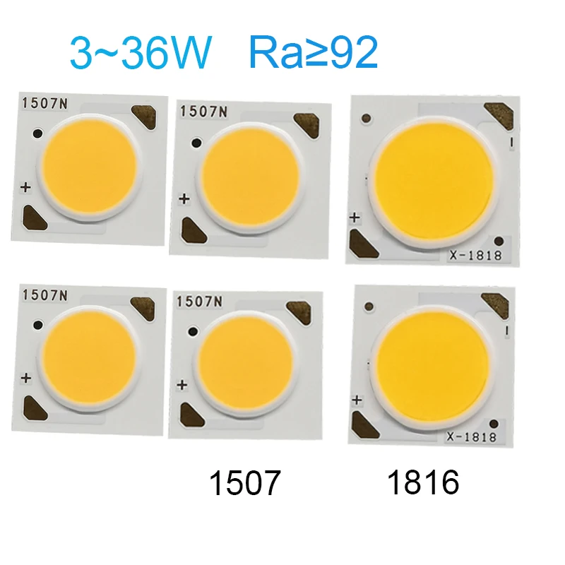 2PCS-3W-5W-7W-10W-4000K-2700K-LED-COB-Light-Beads-1304-1507-1816-LED ...