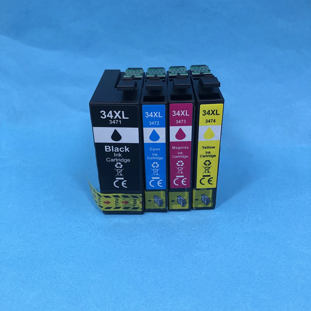YOTAT 34XL T34XL T3471 T3472 T3473 T3474 Compatible Ink Cartridge 34 ...