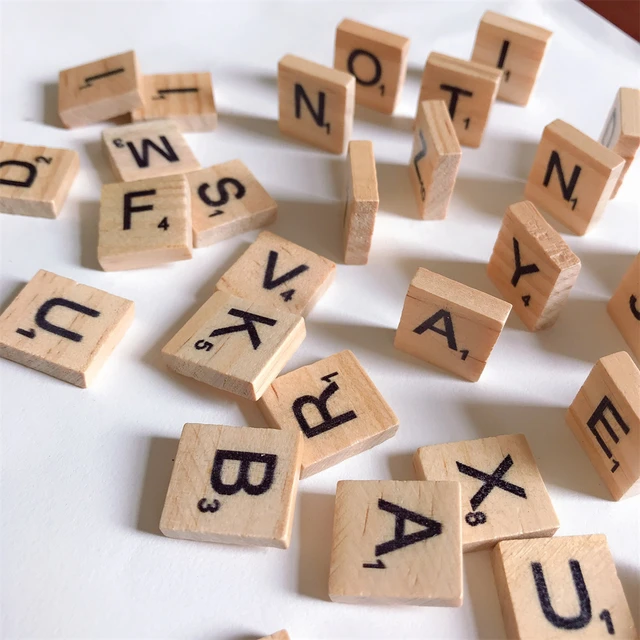 Wood Letter Tiles