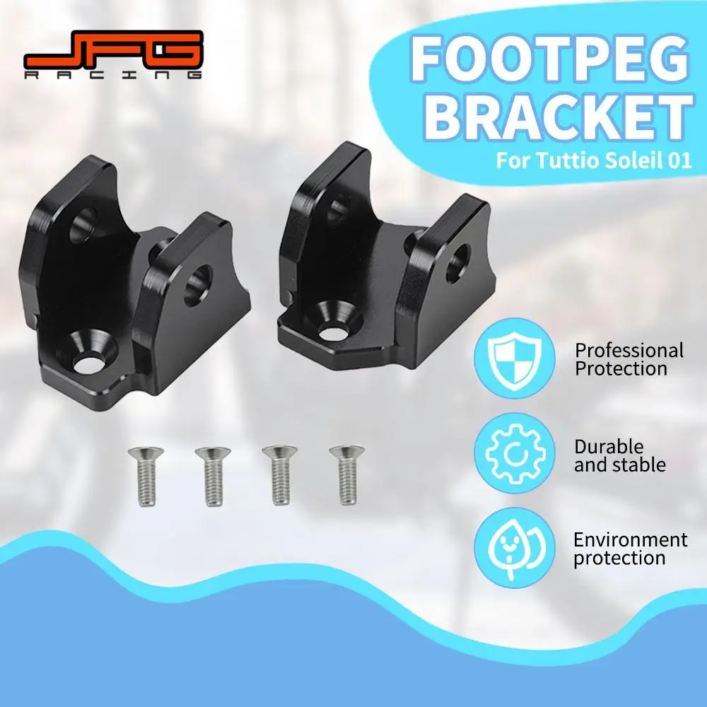 Foot Pegs Bracket Holder Electric Dirt Bike For Tuttio Soleil 01 ...