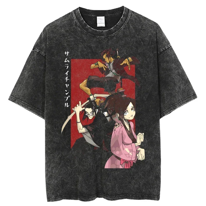 Hotsale Japanese Anime Samurai champloo T-Shirt Print T Shirt Fashion ...