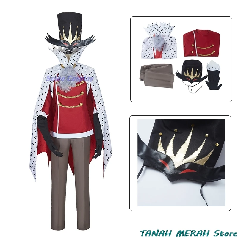 Helluva-Stolas-Anime-Boss-Hazbin-Cosplay-Costume-Hat-Cloak-Suit-Prince ...