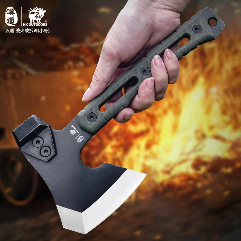 HX-OUTDOORS-Tactical-Axe-Tomahawk-Stainless-Steel-Outdoor-Tool-Hunting ...