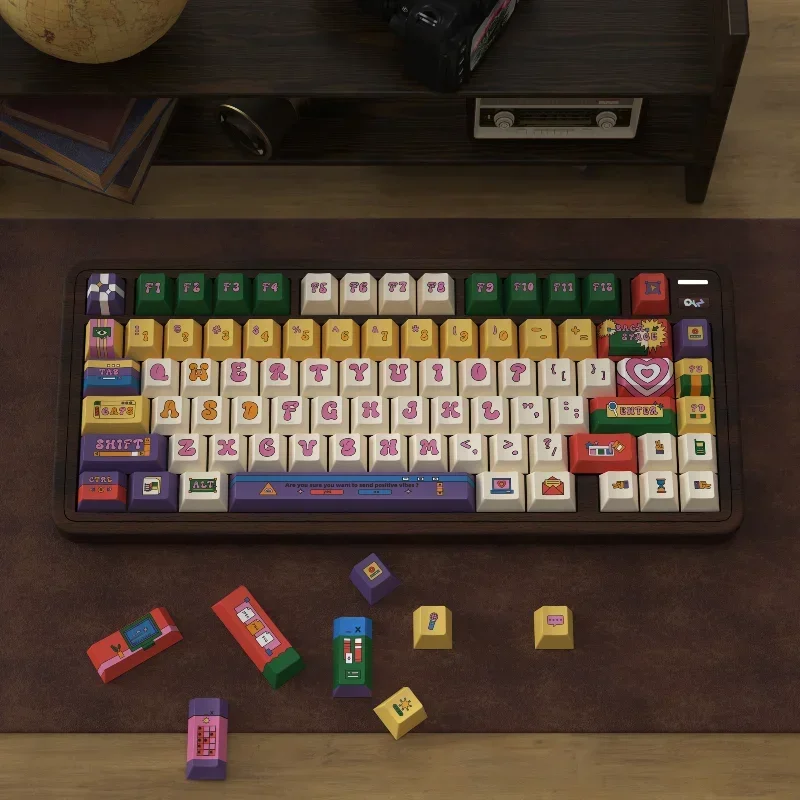 Original-European-Style-Retro-Keycaps-Set-PBT-SOA-Cherry-Profile ...