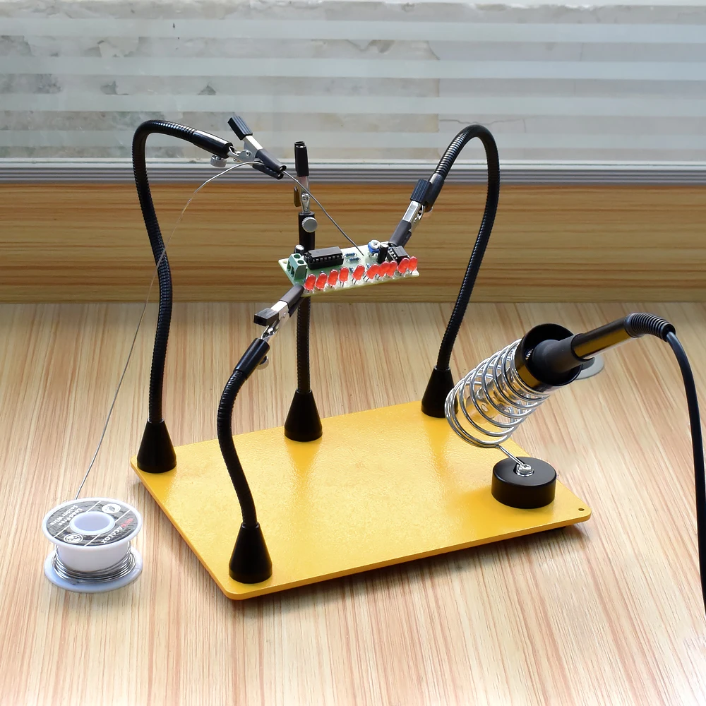 NEWACALOX-Magnetic-Base-Soldering-Third-Hand-Tool-Welding-Station-PCB ...