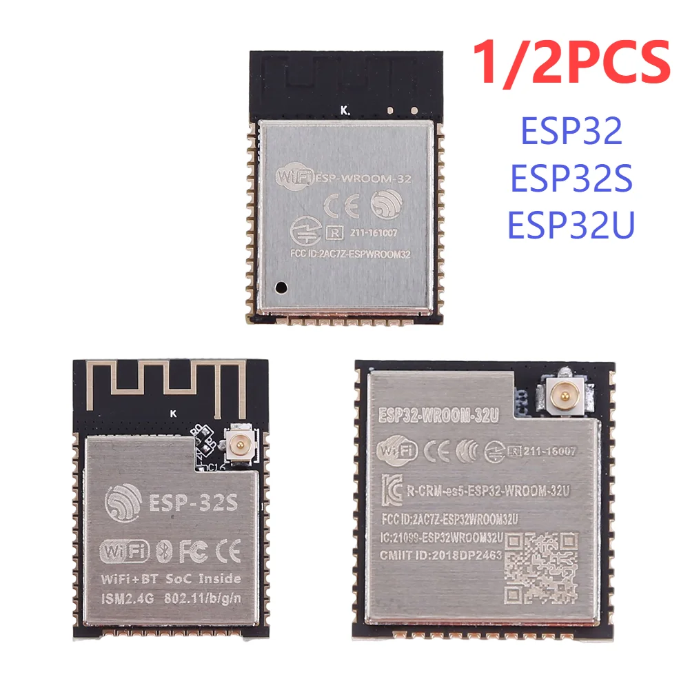 1-2pcs-ESP-WROOM-32-ESP32-ESP32S-ESP32U-Wireless-Module-150-Mbps-WiFi ...