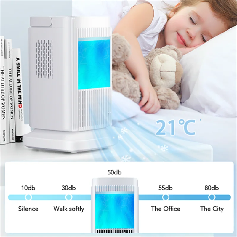Portable Air Cooler Mini Air Conditioner Fan Cooler AC Air Conditioning ...