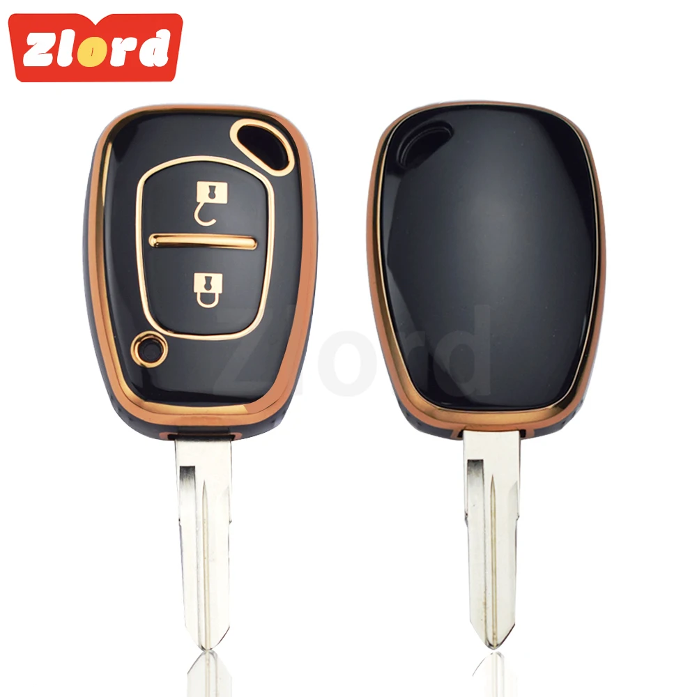 2 Buttons TPU Remote Car Key Case Shell For Renault Opel Vauxhall For ...